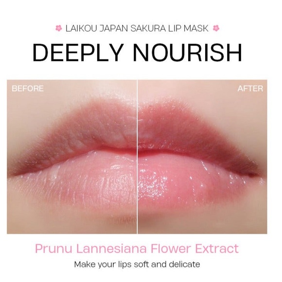 LAIKOU | Makeup | Japan Sakura Lip Mask | Poshmark